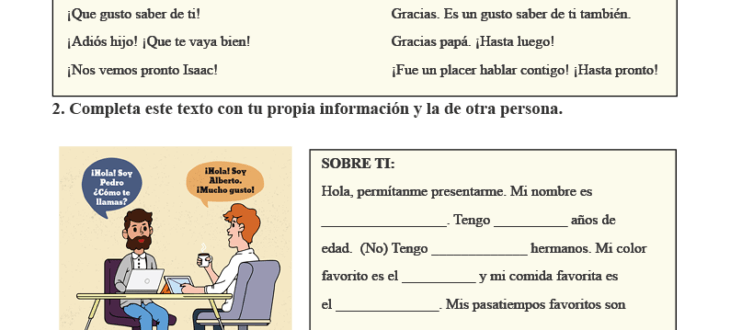 Ejercicios para Hablar Español Archivos - SpanishLearningLab