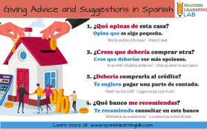 Giving Advice and Making Suggestions in Spanish - Spanish Learning Lab